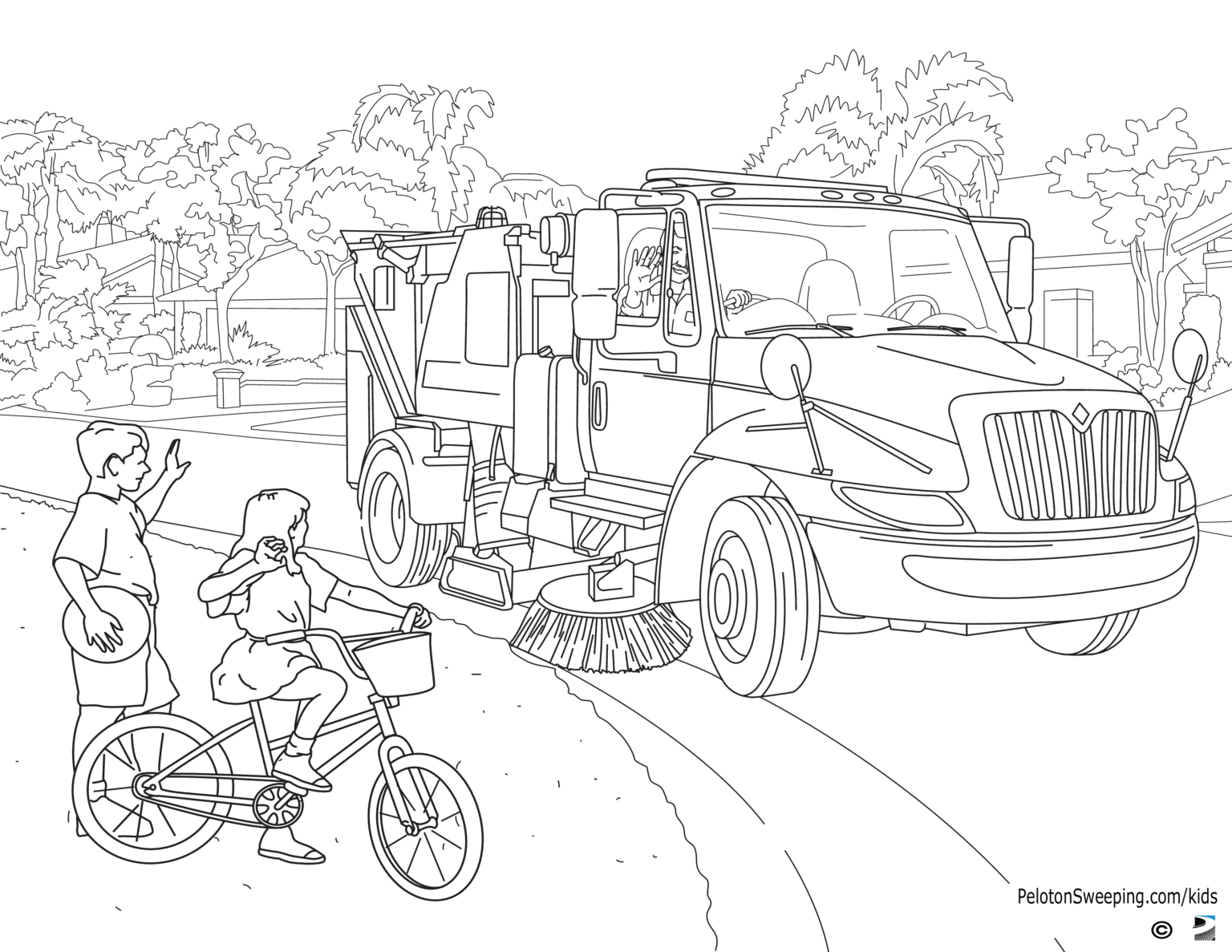 Coloring-Book - Peloton Sweeping