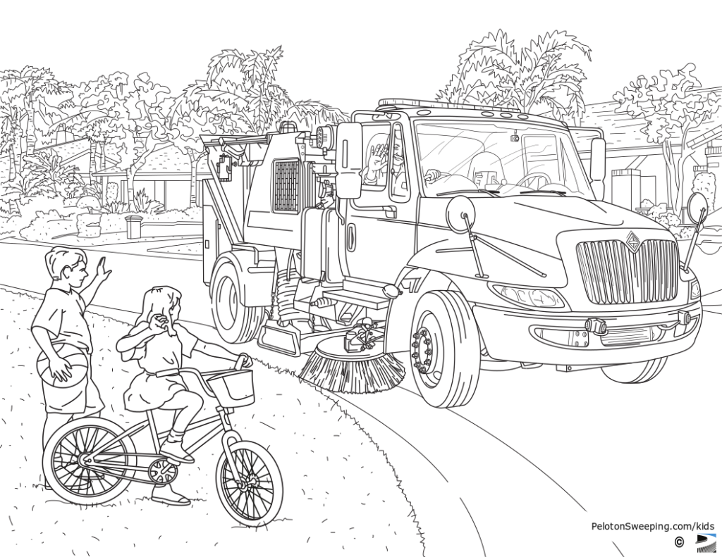 Coloring-Book - Peloton Sweeping